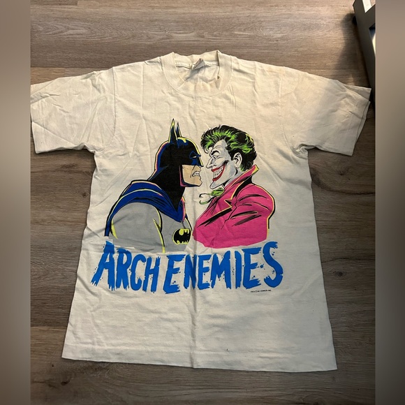 Shirts | Vintage Batman Vs Joker 199 Arch Enemies Movie Film Tshirt ...